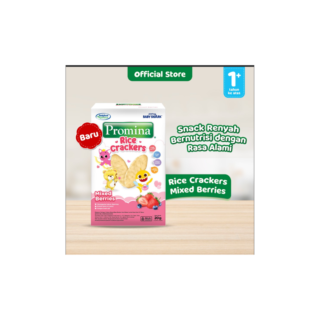 Jual [GIFT] Promina Rice Crackers Mixed Berries 20 g | Shopee Indonesia