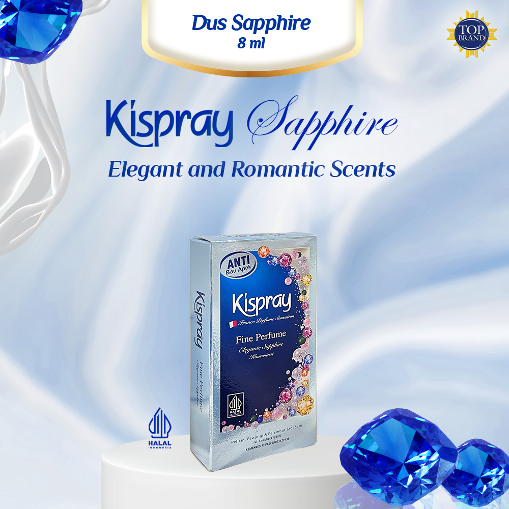 Jual Kispray Dus Sapphire 6 x 8 ml | Shopee Indonesia