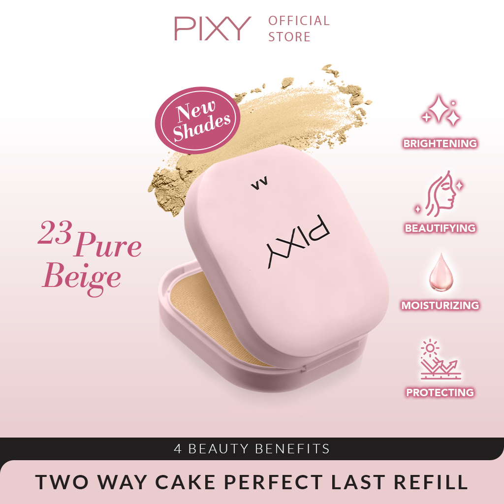 Jual PIXY TWC Perfect Last 4 Beauty Benefits 23 Pure Beige - Refill ...