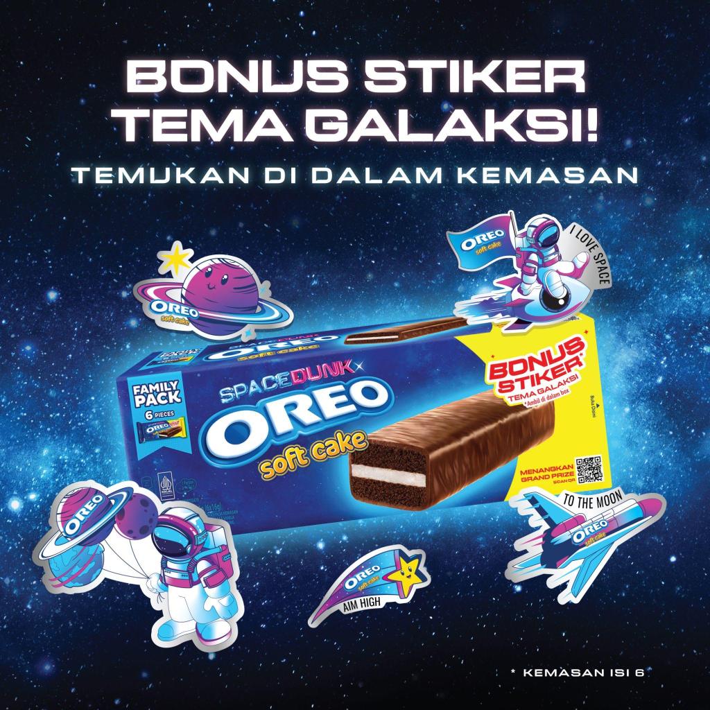Jual Oreo Bolu Soft Cake Box Isi 6 / Multipack 6 - 96g (6x16g) [ Space Dunk Edition ] | Untuk ...