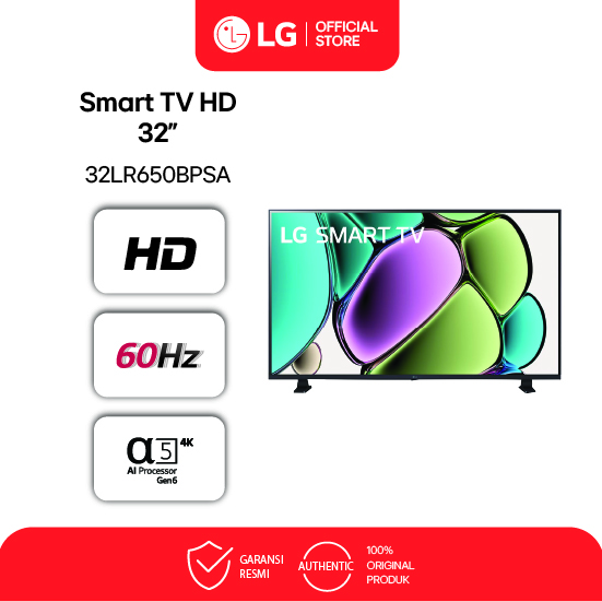 Jual LG Smart TV HD LG HD TV LR65 32 inci 2023 - Prosesor AI 5 Gen6 ... Jual LG Smart TV HD LG HD TV LR65 32 inci 2023 - Prosesor AI 5 Gen6 ...