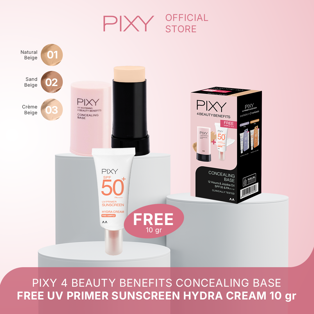 Jual Special Package PIXY 4 Beauty Benefits Concealing Base FREE UV ...
