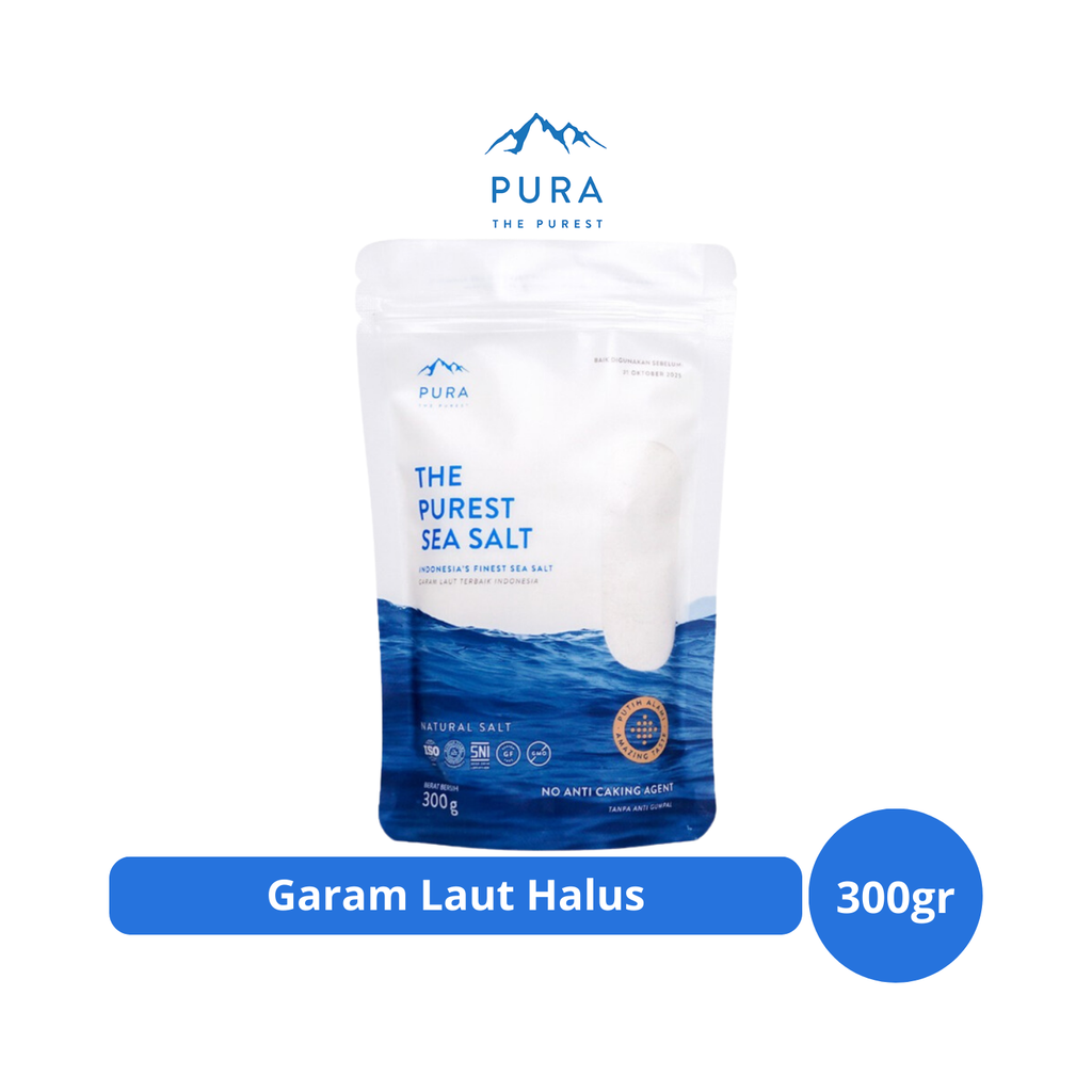 Jual PURA Sea Salt Fine 300gr | Garam Laut Halus | Shopee Indonesia