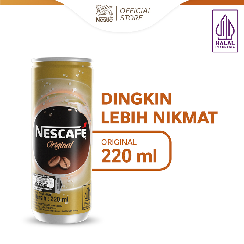 Jual NESCAFE Premium Original Can 220ml | Shopee Indonesia