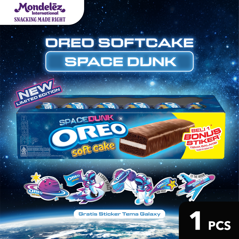 Jual Oreo Bolu Softcake Kemasan Isi 12 [ Space Dunk Edition ] Multipack ...