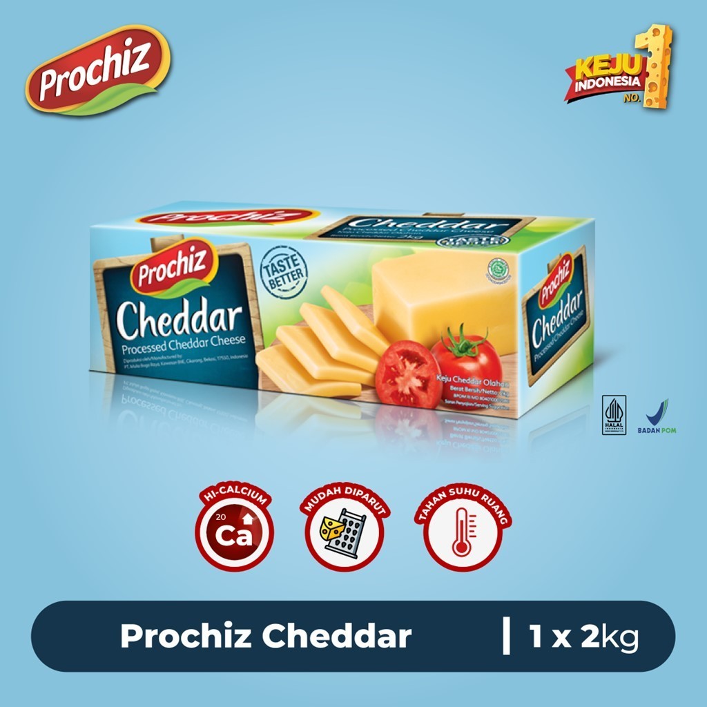 Jual PROCHIZ Cheddar 2kg | Shopee Indonesia