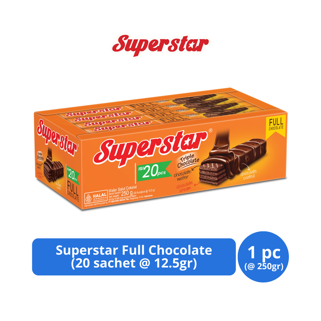 Jual Superstar Full Chocolate 20s @ 12,5gr | Shopee Indonesia