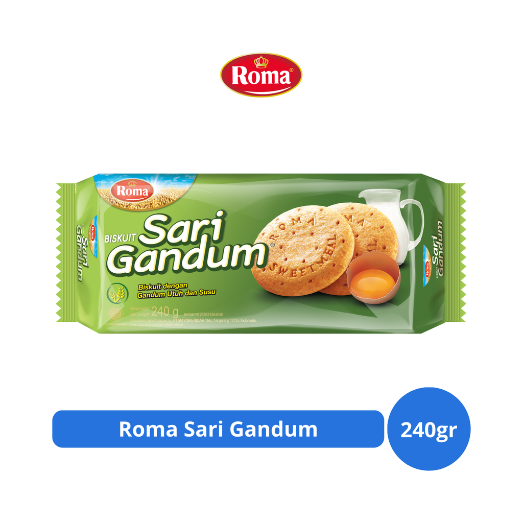 Jual Roma Sari Gandum 240gr | Shopee Indonesia