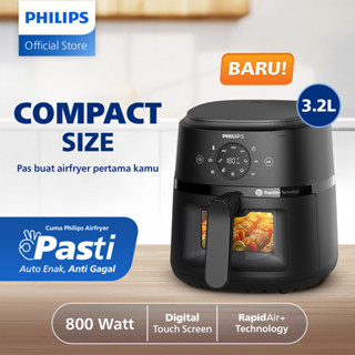 Jual BARU! PHILIPS Airfryer Low Watt 800 W Transparan BEST COMPACT SIZE ...