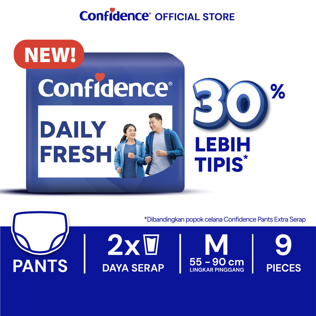 Jual Confidence Pants Daily Fresh M 9s | Shopee Indonesia