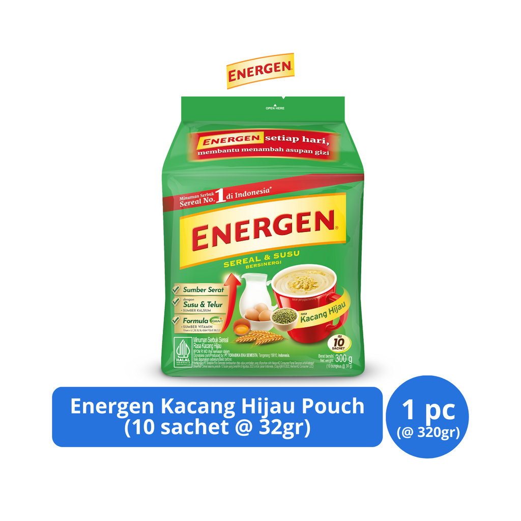 Jual Energen Kacang Hijau Pouch 10s @ 32gr | Shopee Indonesia