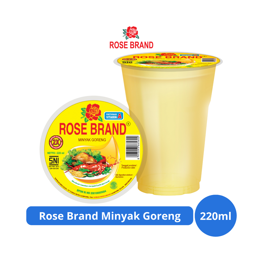 Jual Rose Brand Minyak Goreng Cup 220ml | Shopee Indonesia