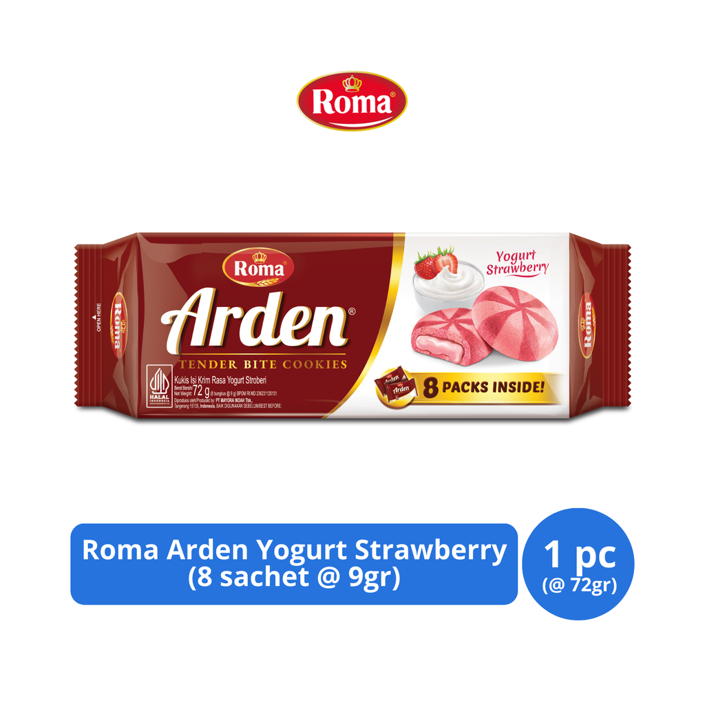 Jual Roma Arden Yogurt Strawberry 72gr | Shopee Indonesia Jual Roma Arden Yogurt Strawberry 72gr | Shopee Indonesia