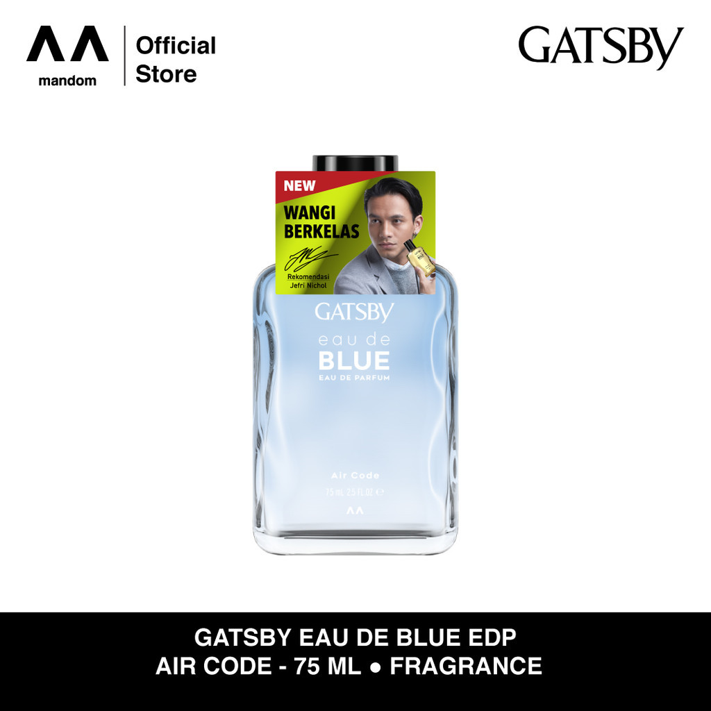 Jual GATSBY Eau De Blue EDP Air Code 75 ml | Shopee Indonesia