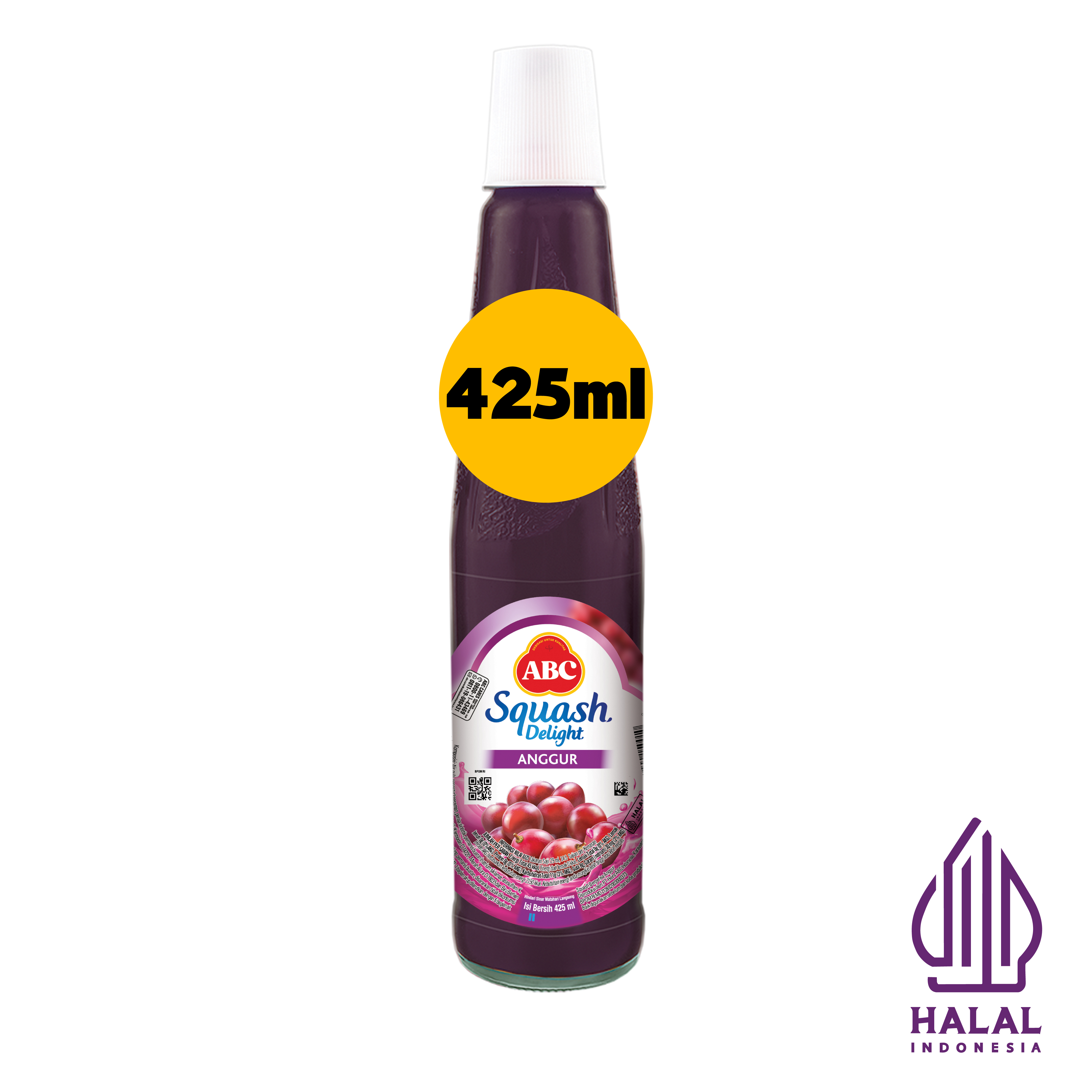 Jual ABC Sirup Squash Delight Anggur 425 mL | Shopee Indonesia