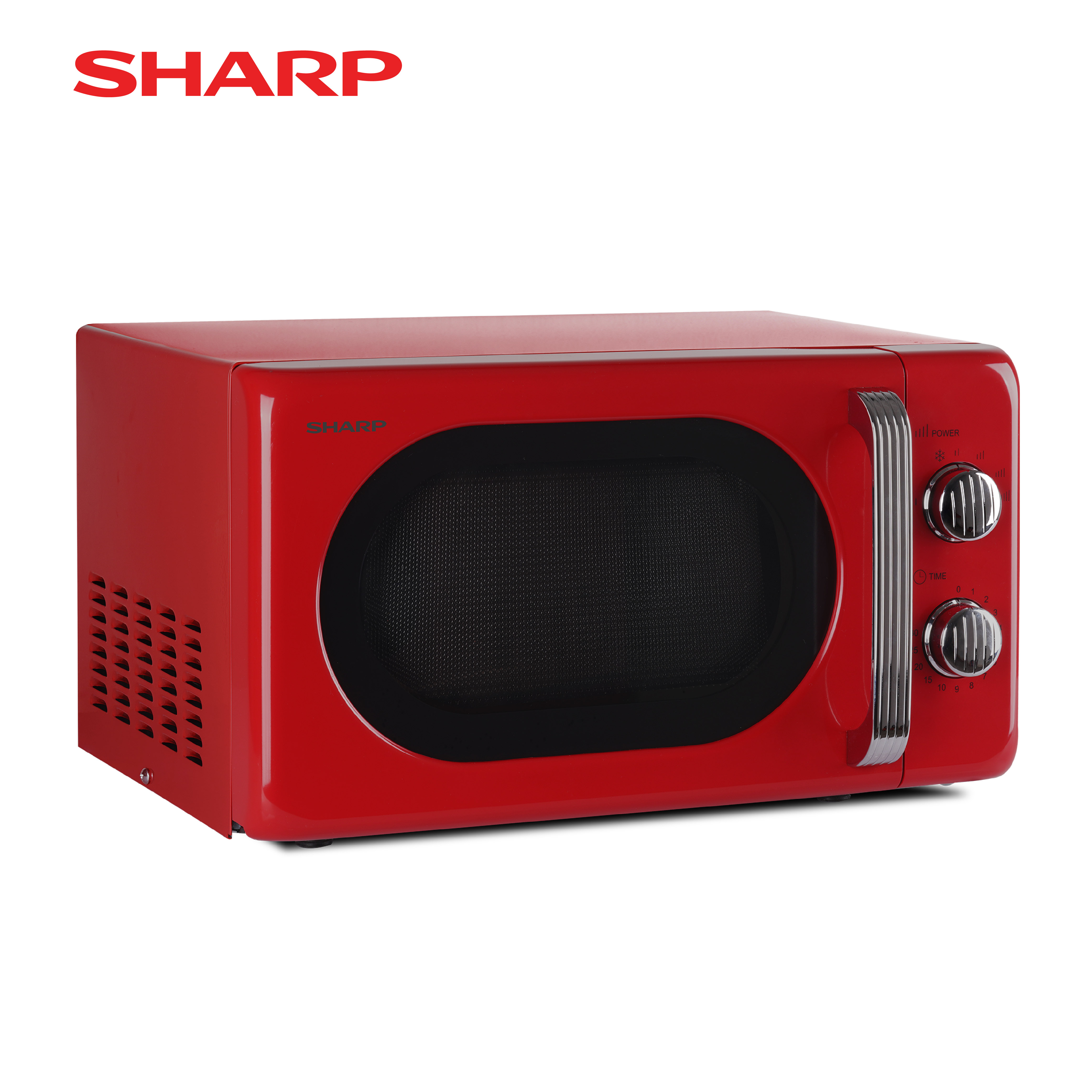 Jual SHARP MICROWAVE OVEN SOLO RETRO 20L - R-201MRS-RD | Shopee Indonesia