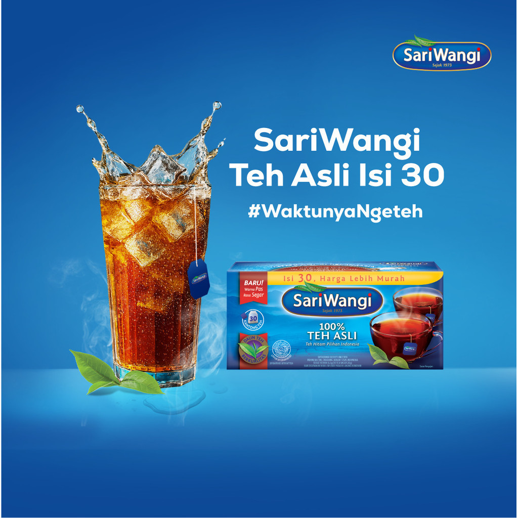 Jual Sariwangi Teh Celup 100% Teh Hitam Asli Pilihan Indonesia 1.85G ...