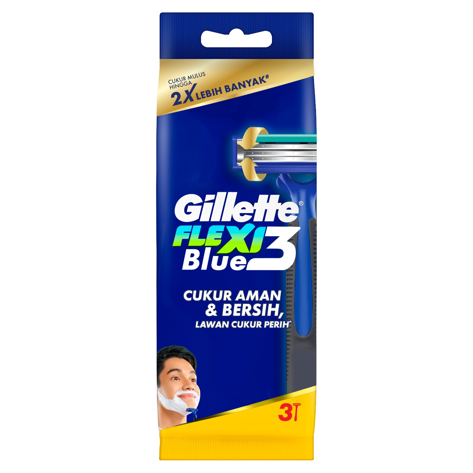 Jual Gillette Blue 3 Flexi 3 Pisau cukur | Shopee Indonesia