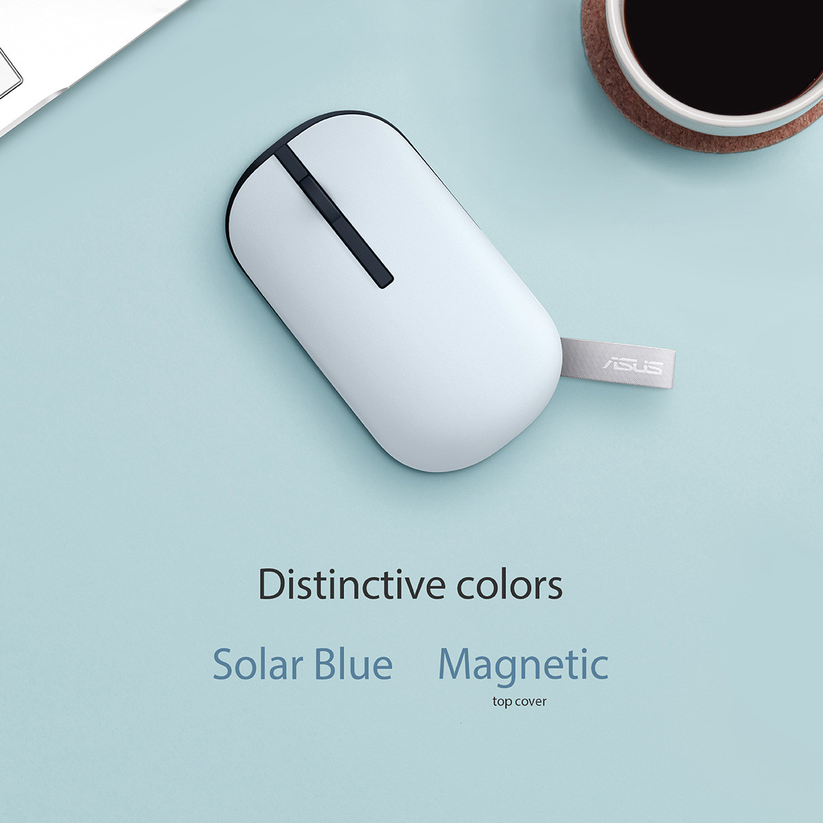 Jual ASUS Marshmallow Mouse MD100 - Solar Blue | Shopee Indonesia