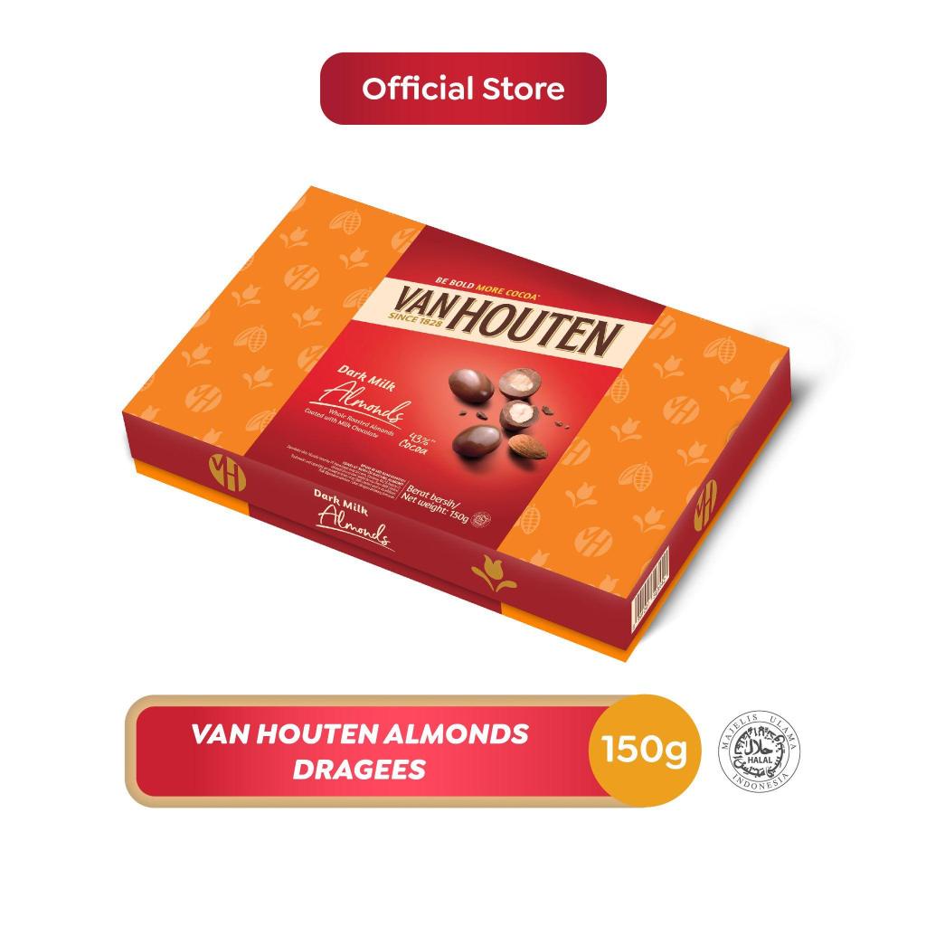 Jual [Festive] Van Houten Box Almond Dragees 150g Sleeve Natal | Shopee ...