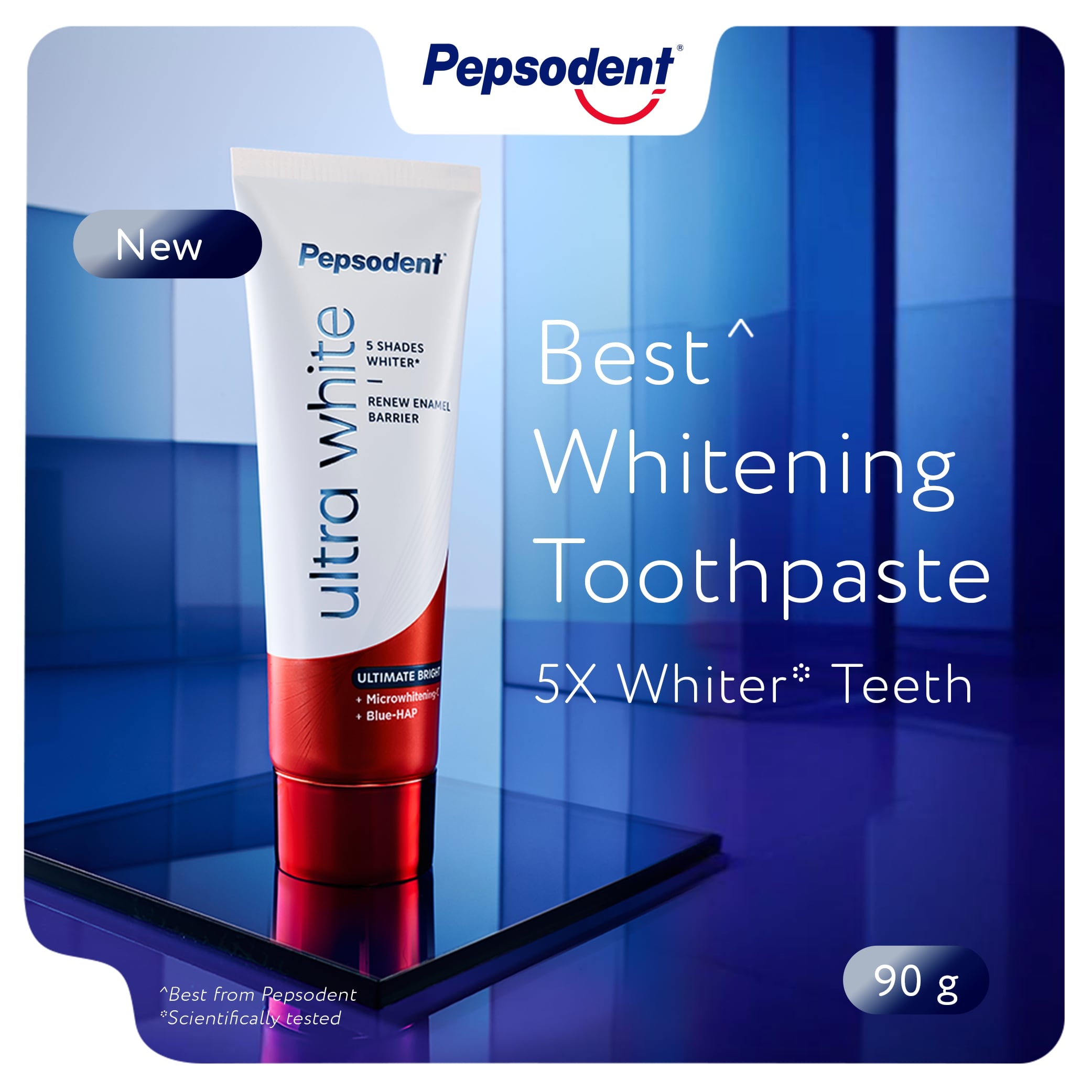 Jual Pepsodent Ultra White Ultimate Bright 90g | Shopee Indonesia