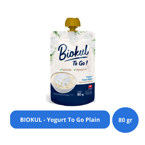 Jual BIOKUL - Yogurt To Go Plain 80 gr | Shopee Indonesia
