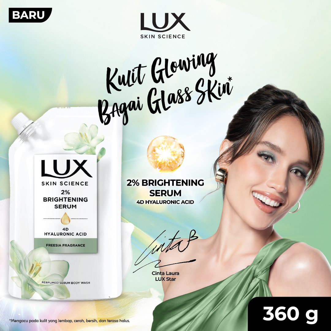 Jual [NEW!] LUX Skin Science Freesia Body Wash Pouch 360G | Shopee ...