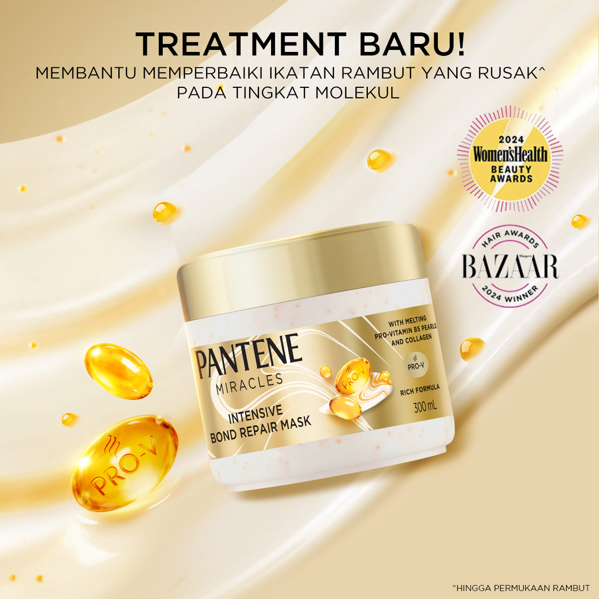 Jual [PRODUK BARU] PANTENE Miracles Intensive Bond Repair Hair Mask ...