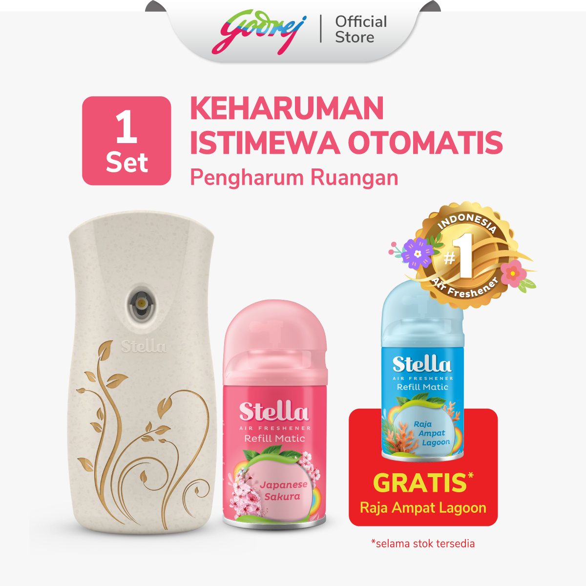 Jual Stella Matic Box Set Japanese Sakura - Pengharum Pewangi Ruangan ...