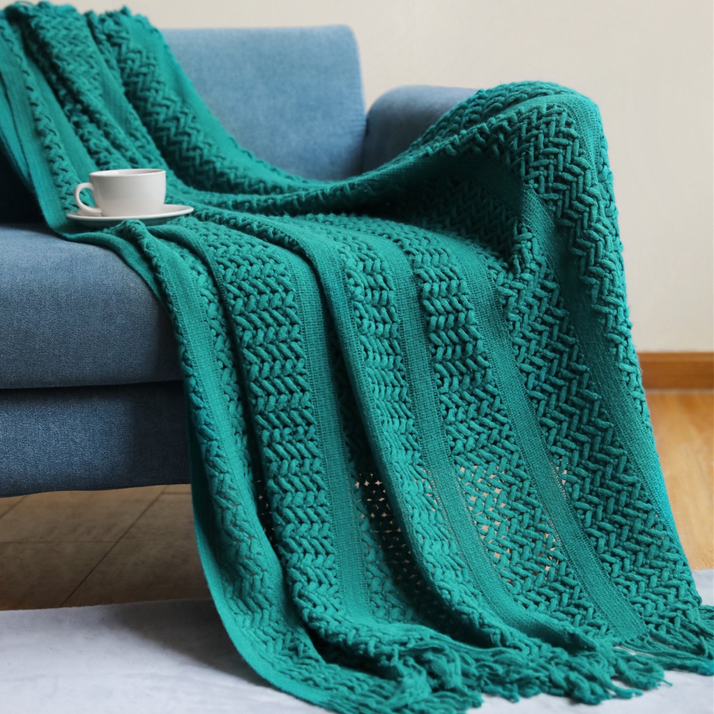 Jual Aesthetic Throw Blanket / Selimut Estetik Nordic Scandinavian ...