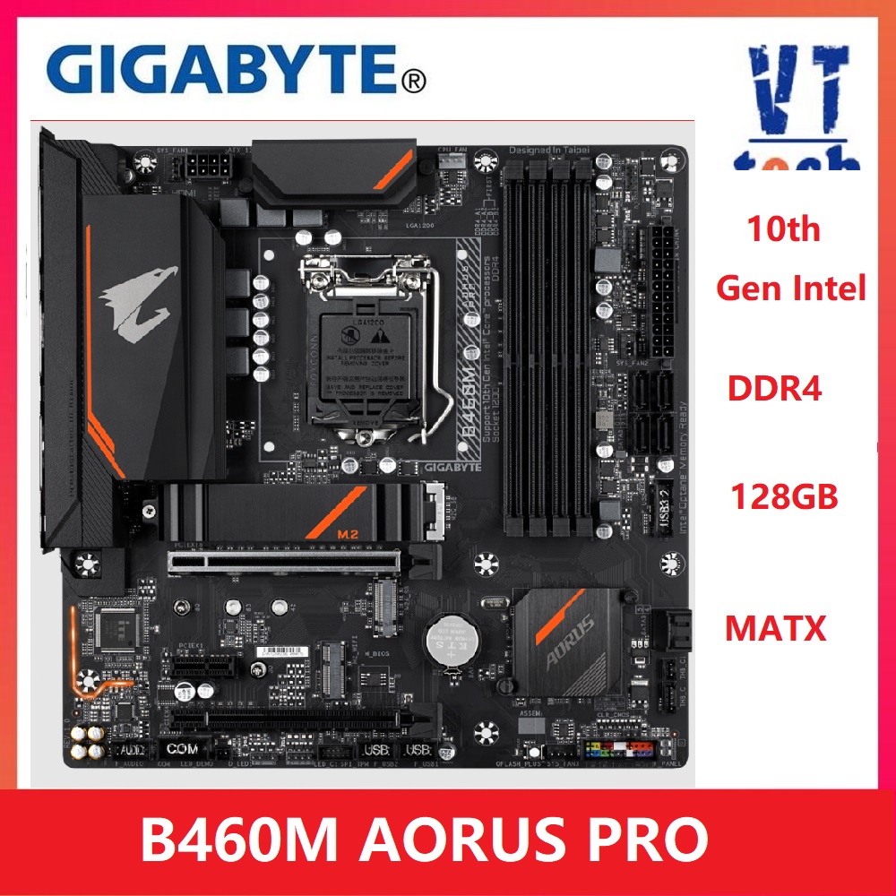 Jual Gigabyte B460M AORUS PRO Motherboard Bekas LGA 1200 10th Generatio ...