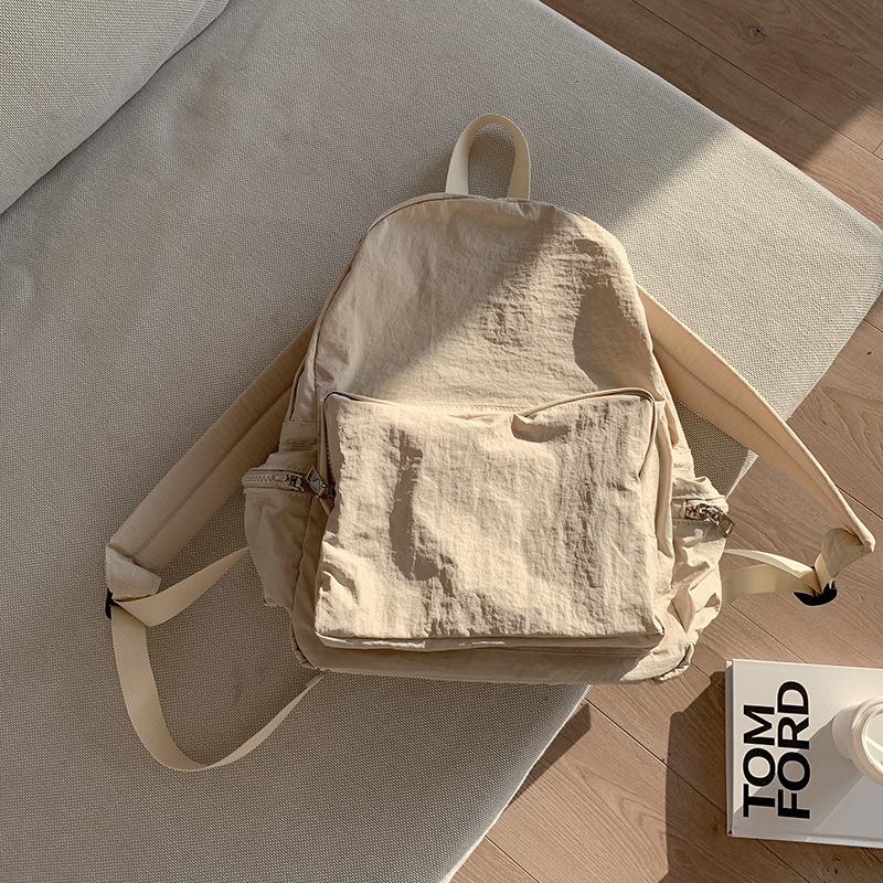 Jual Tas Ransel Wanita Sina Parasut Korean Backpack Import Polos Tas ...