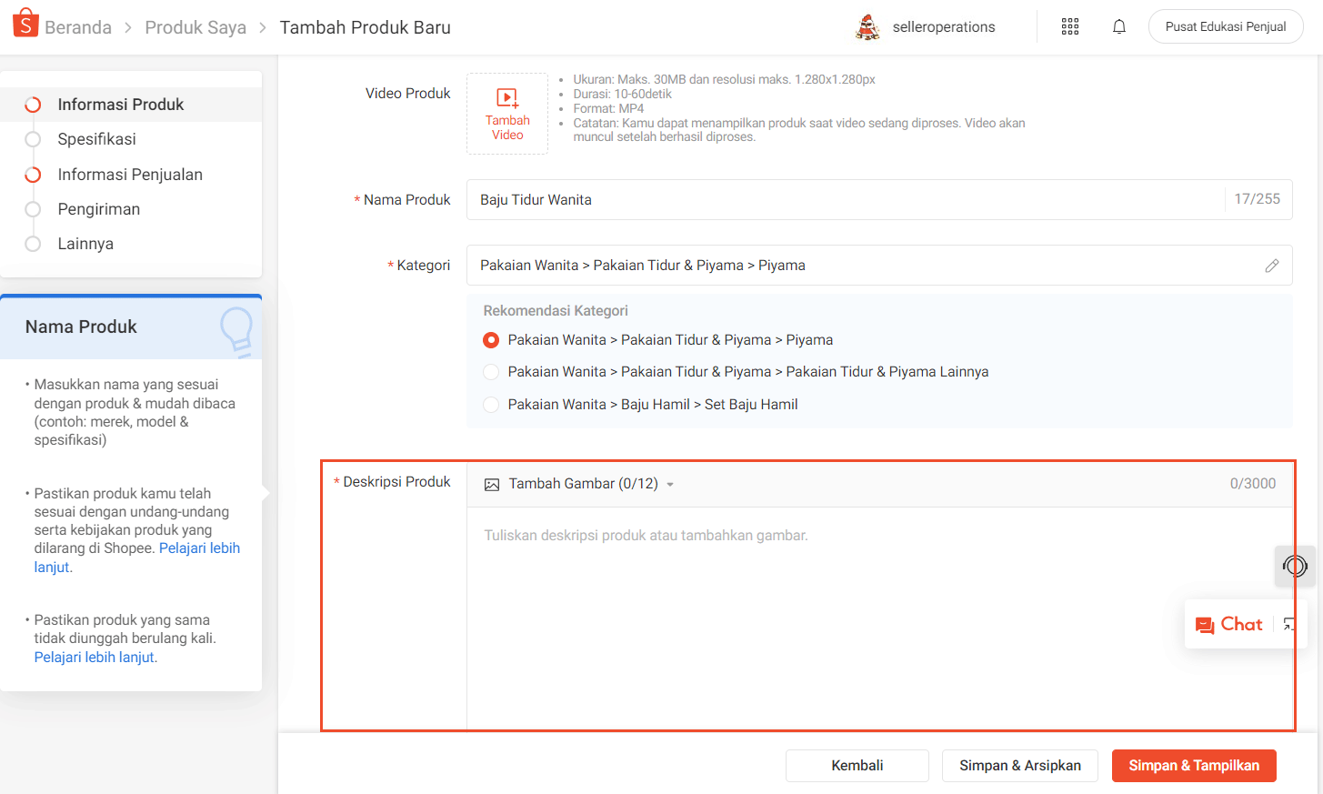 Mengupload Produk Melalui Seller Centre | ID Pusat Edukasi Penjual [Shopee]