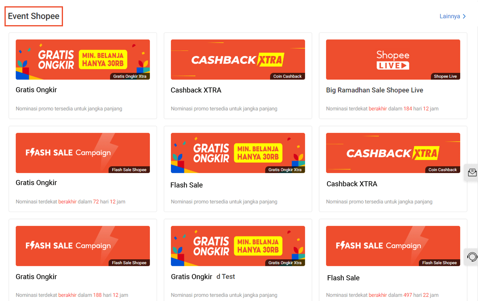 Halaman Promosi Saya | ID Pusat Edukasi Penjual [Shopee]