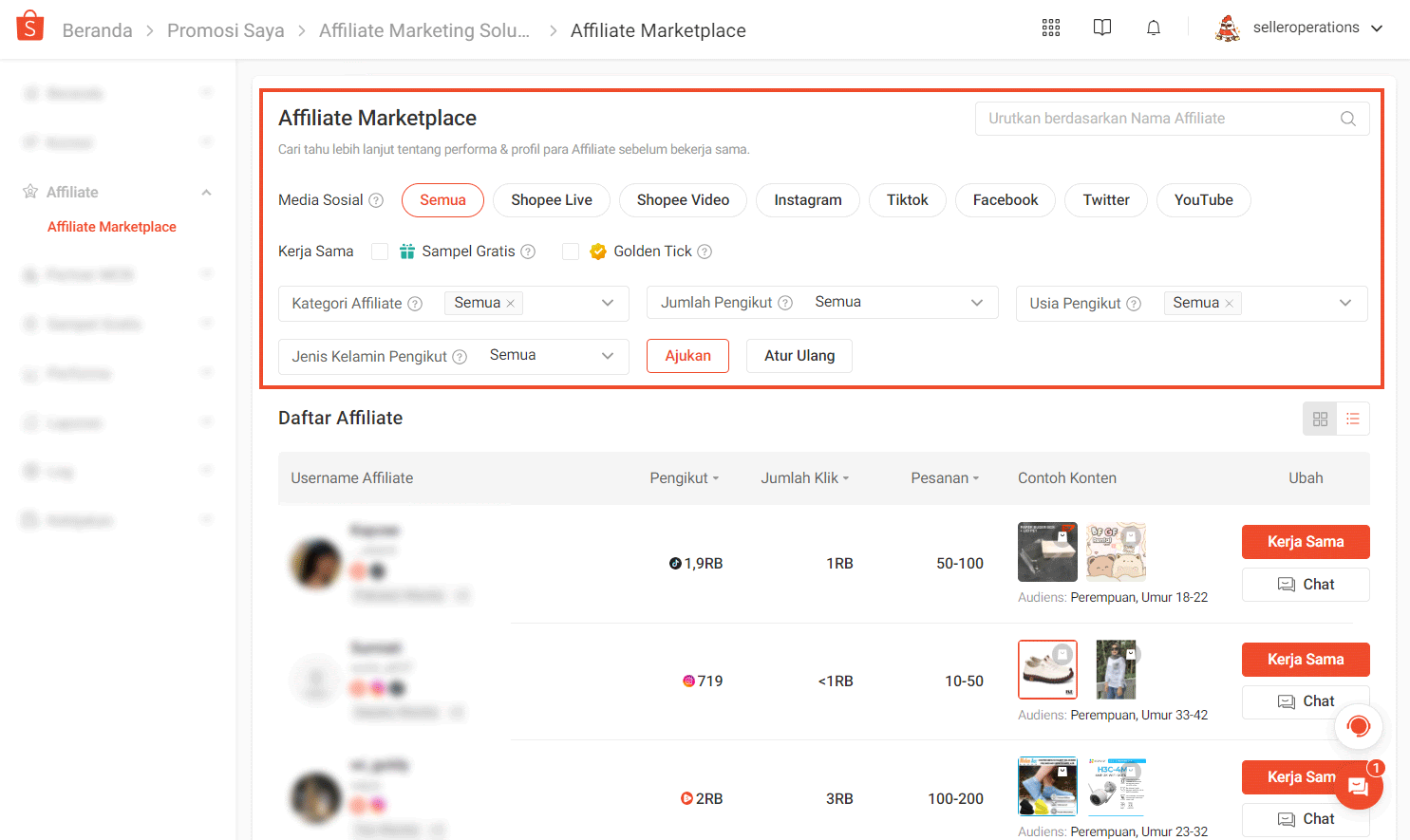 Fitur-fitur di Affiliate Marketing Solution | Pusat Edukasi Penjual Shopee Indonesia