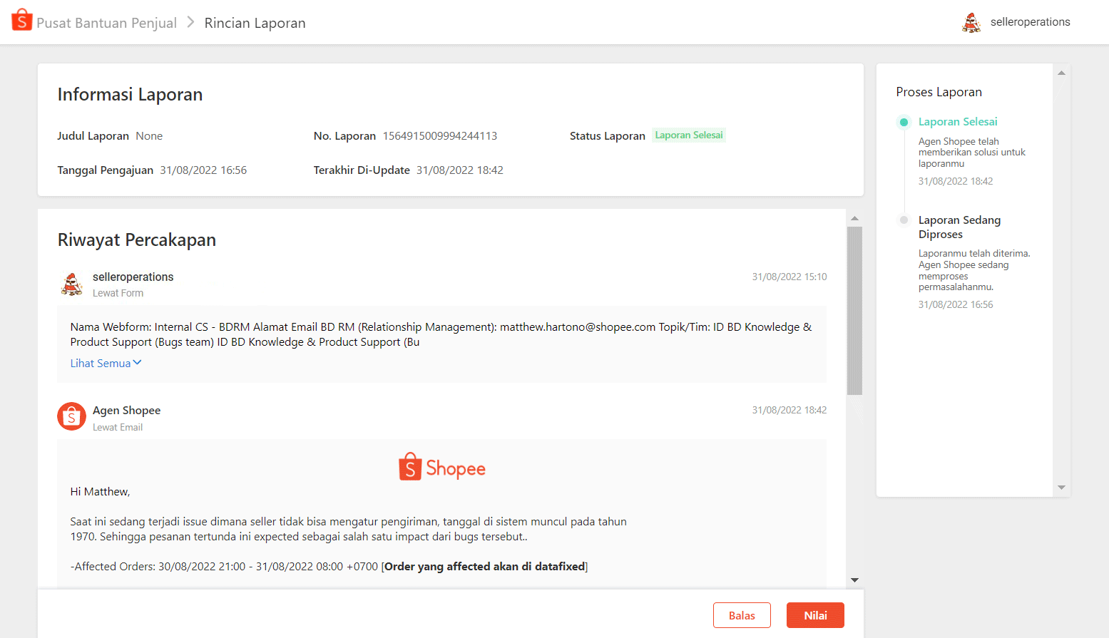 Fitur Bantuan Penjual dan Riwayat Laporan | Pusat Edukasi Penjual ...