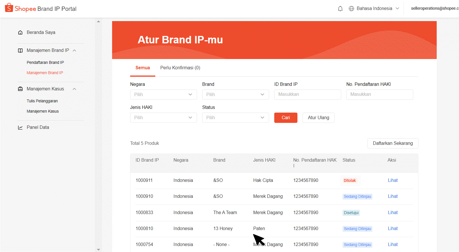 Shopee Brand IP Portal | Pusat Edukasi Penjual Shopee Indonesia