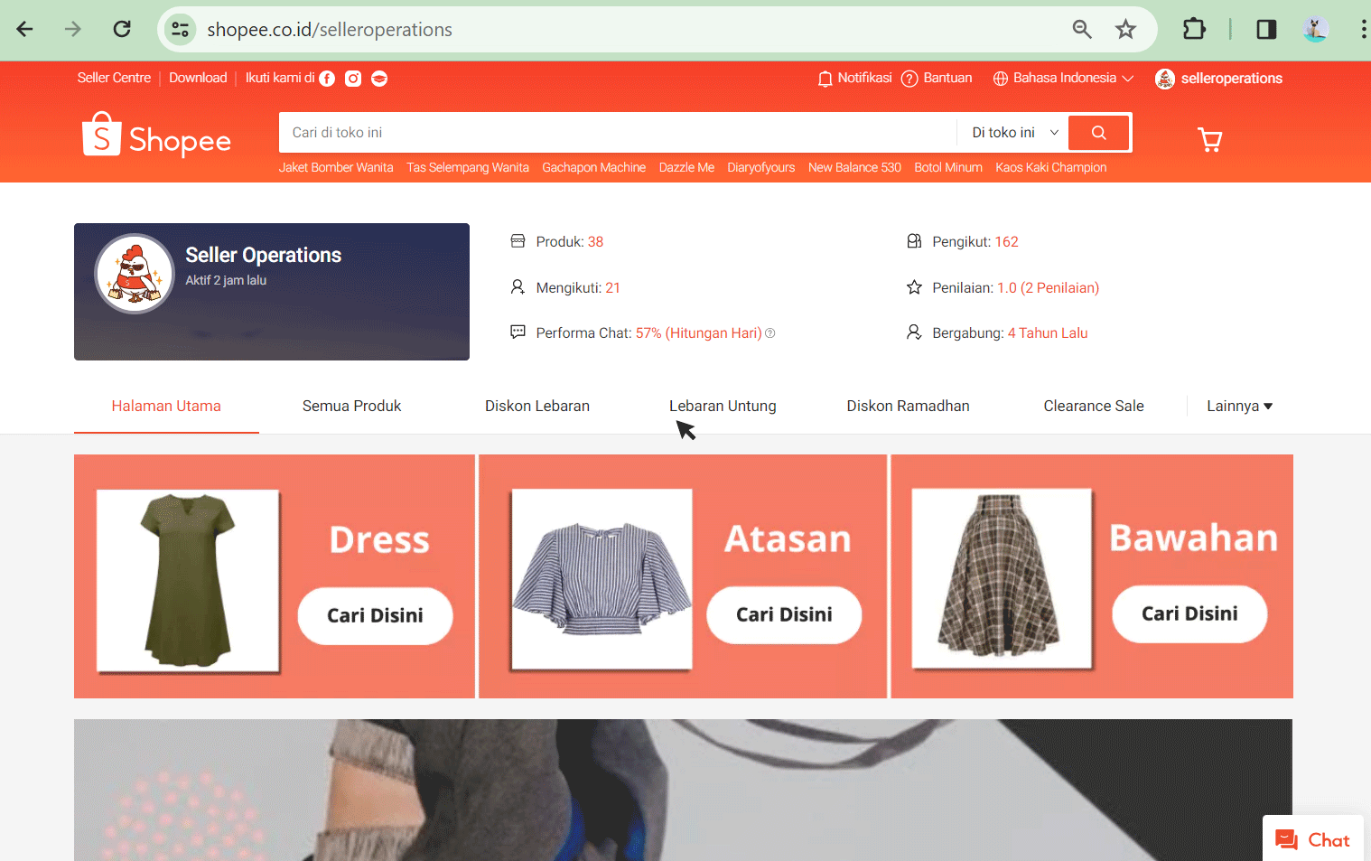 Nama toko dan username | ID Pusat Edukasi Penjual [Shopee]