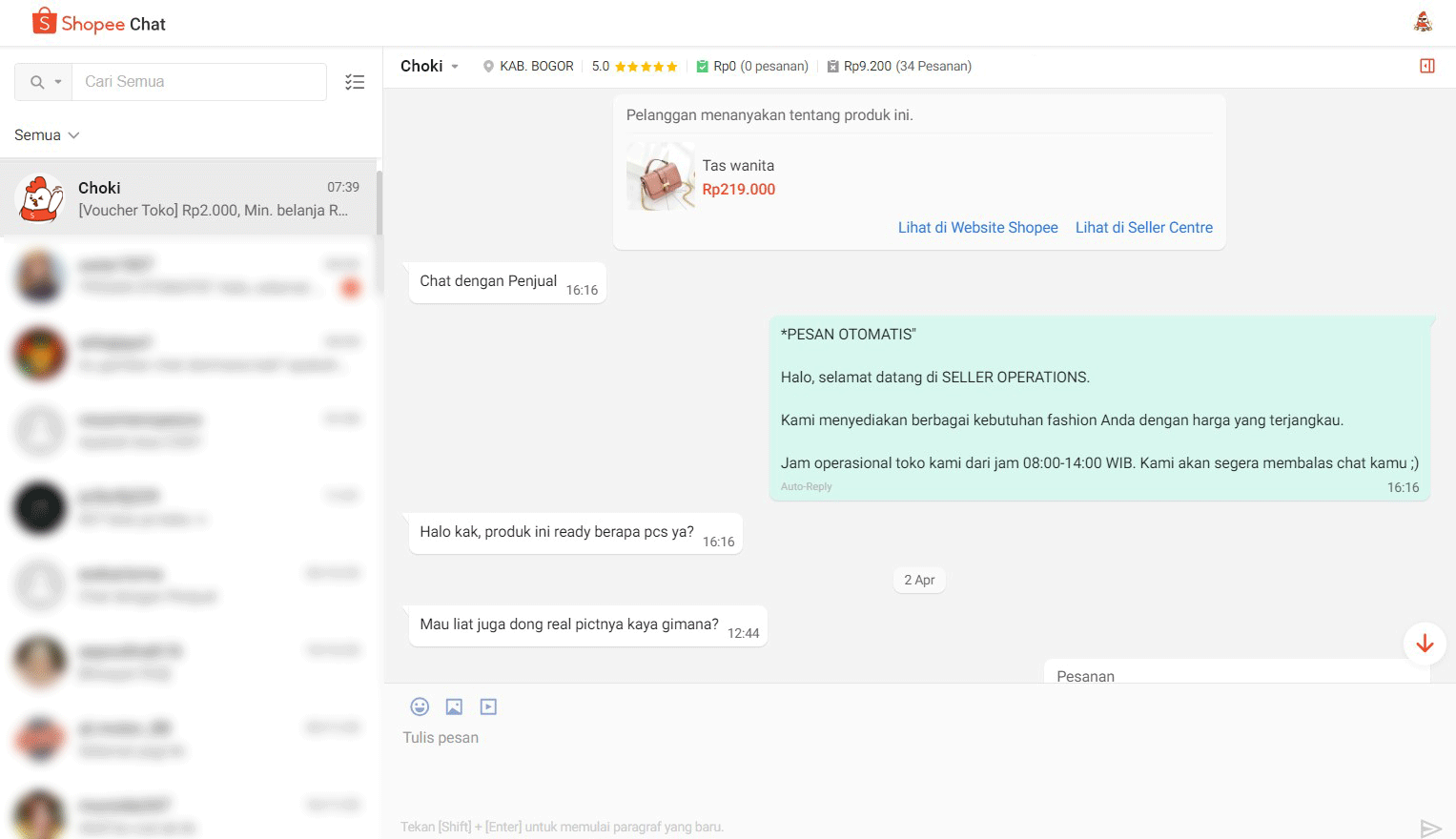 Menggunakan Portal Fitur Chat Penjual | ID Pusat Edukasi Penjual [Shopee]