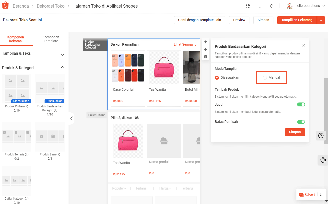Peningkatan Fitur Dekorasi Toko | Pusat Edukasi Penjual Shopee Indonesia
