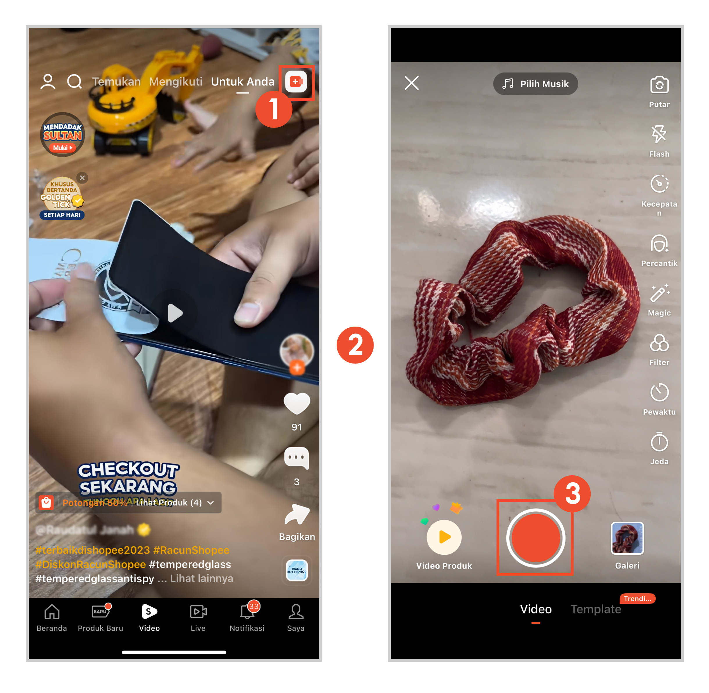 Cara Membuat dan Posting/Upload Shopee Video | Pusat Edukasi Penjual ...