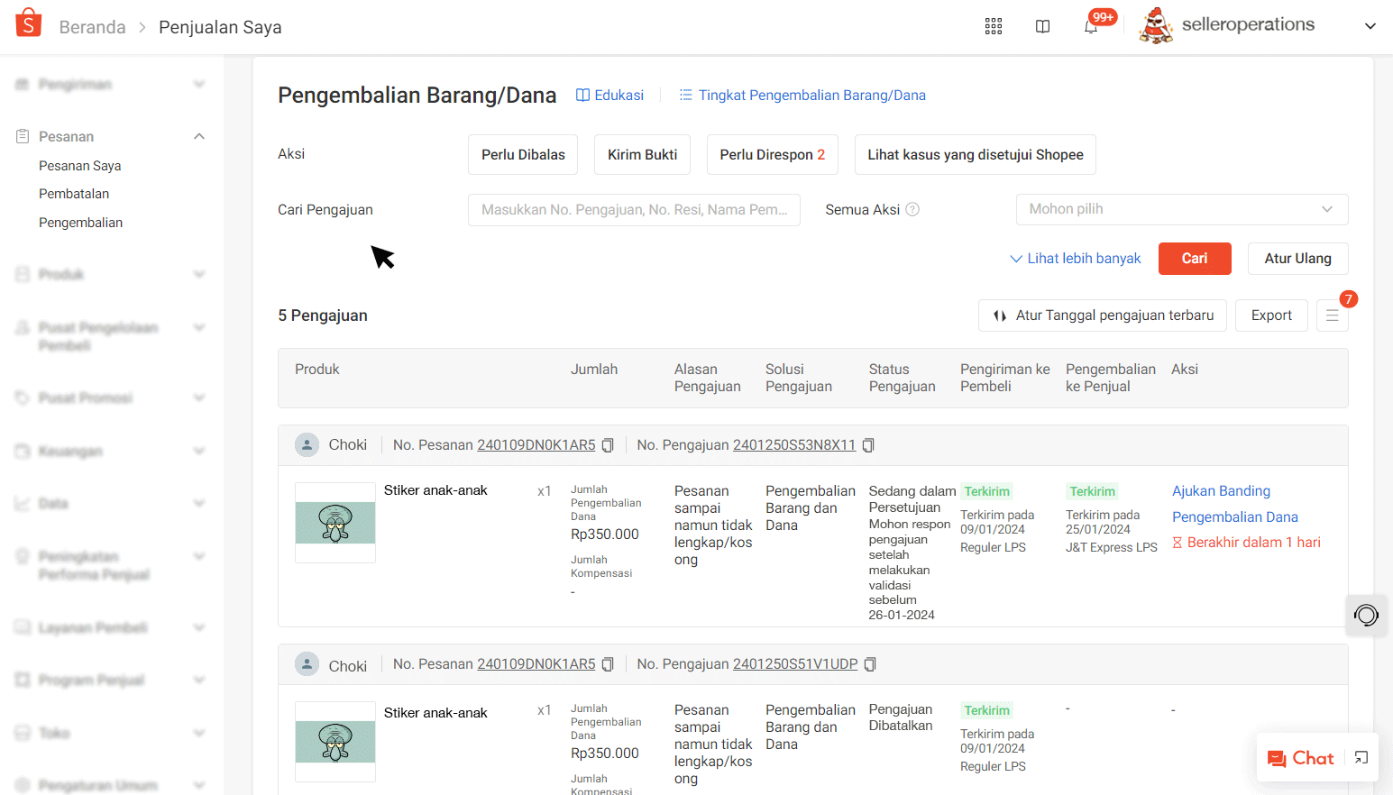 Pengajuan Banding Pengembalian Barang/Dana Shopee Mall | ID Pusat Edukasi Penjual [Shopee]