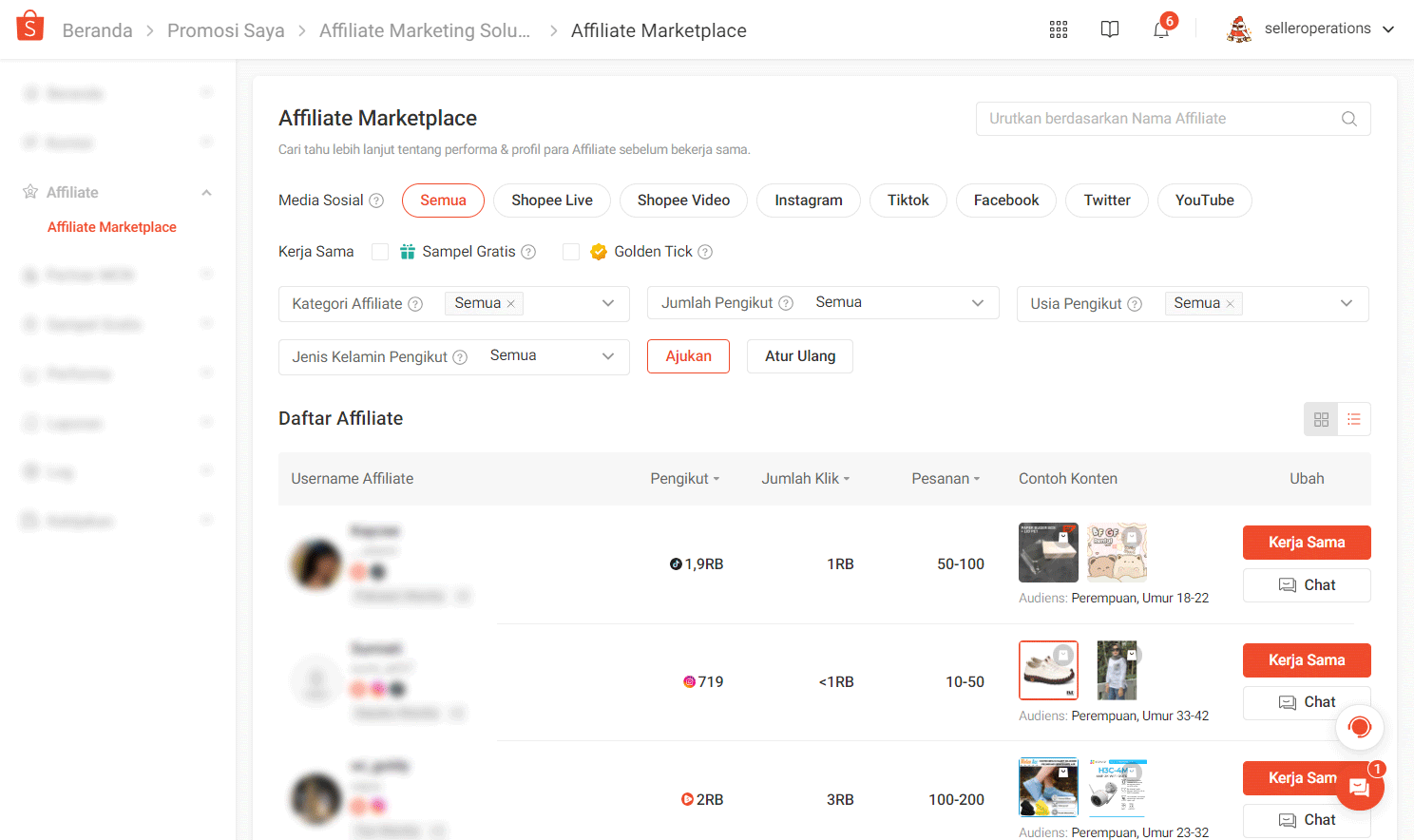 Fitur-fitur di Affiliate Marketing Solution | Pusat Edukasi Penjual Shopee Indonesia