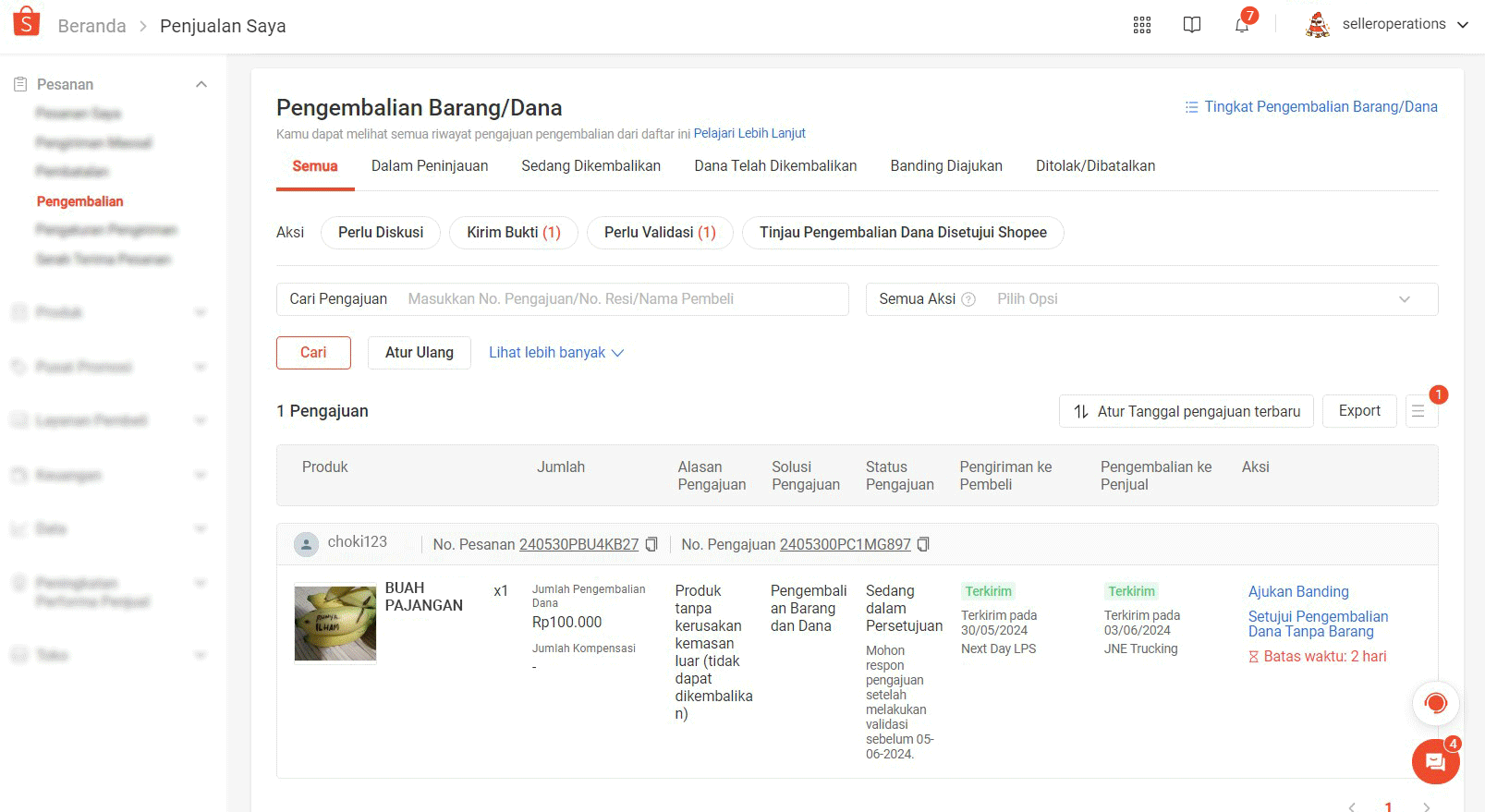 Meninjau Pengajuan Pengembalian Barang/Dana | Pusat Edukasi Penjual Shopee Indonesia