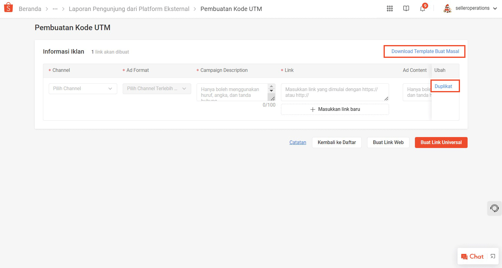 Membuat Link dengan Kode Lacak UTM | Pusat Edukasi Penjual Shopee Indonesia