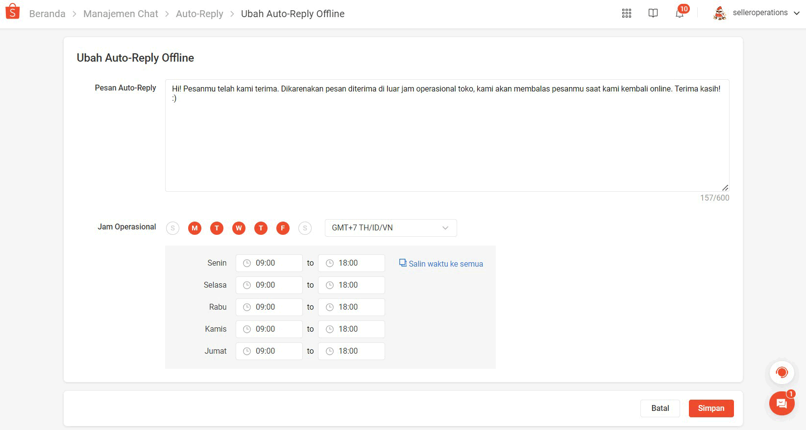 Cara Mengatur Auto-Reply | Pusat Edukasi Penjual Shopee Indonesia