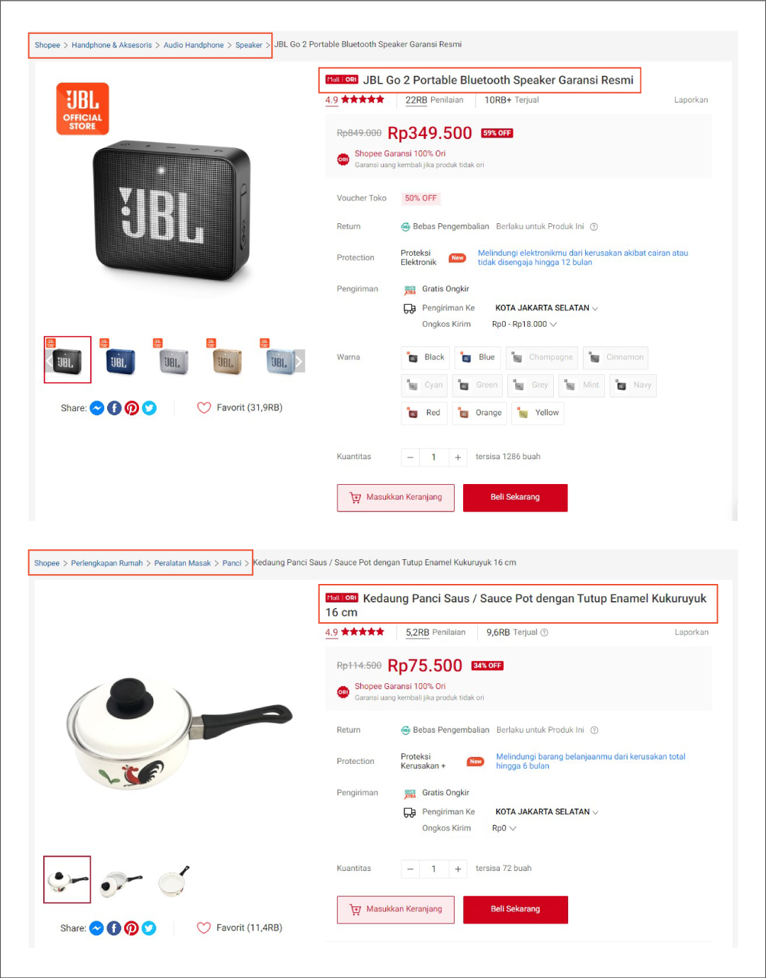 Panduan Daftar Produk Shopee Mall: Nama Produk Terstruktur & Kategori ...