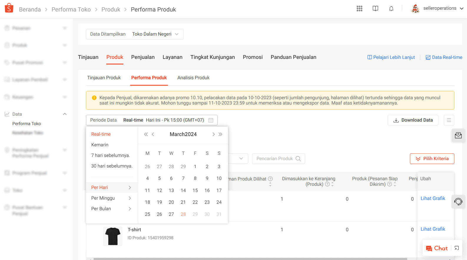 Download Data Performa Produk | Pusat Edukasi Penjual Shopee Indonesia