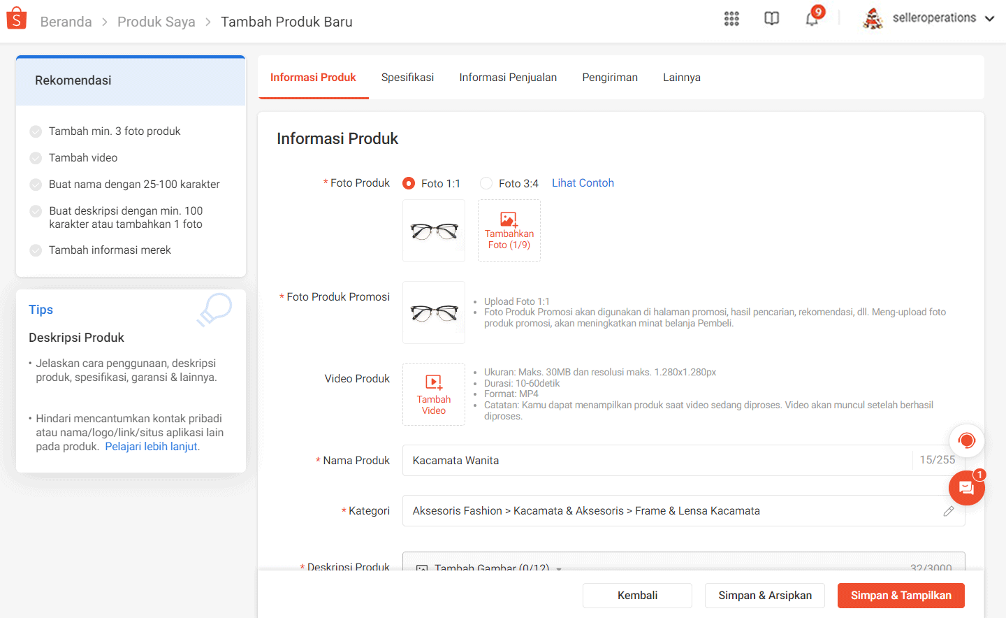 Meng-upload Daftar Produk | Pusat Edukasi Penjual Shopee Indonesia