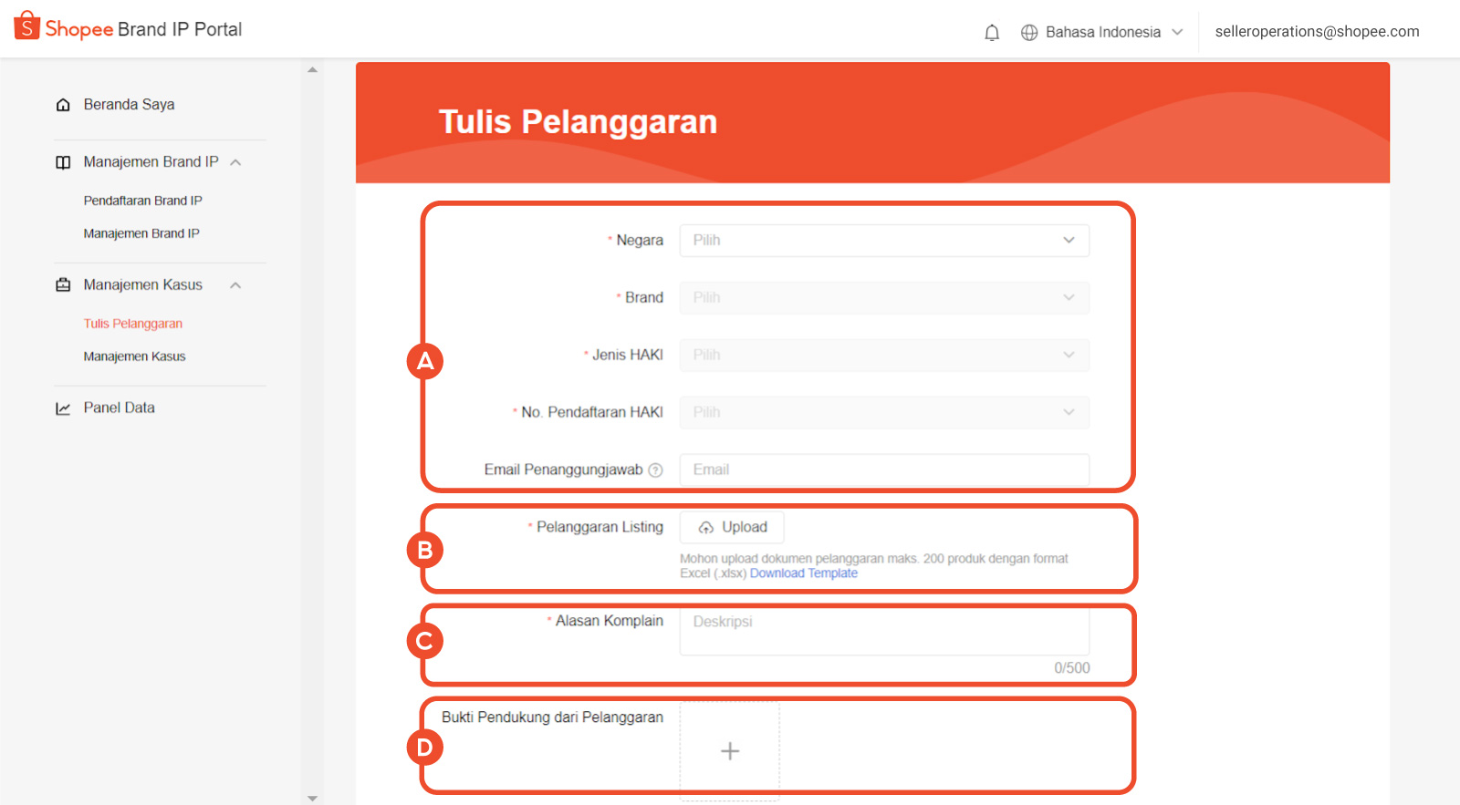Shopee Brand IP Portal | Pusat Edukasi Penjual Shopee Indonesia
